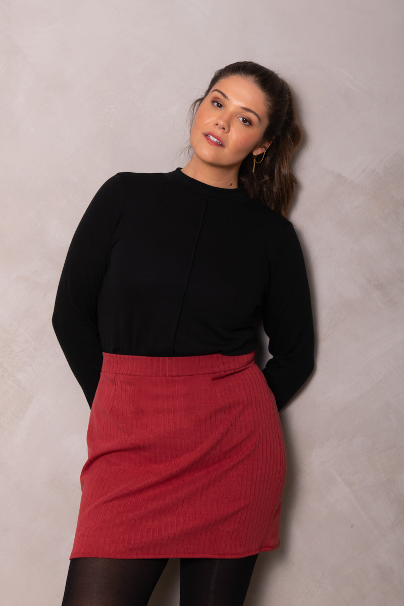 Jupe Antigone - Ligné Rouge – Cherry Bobin