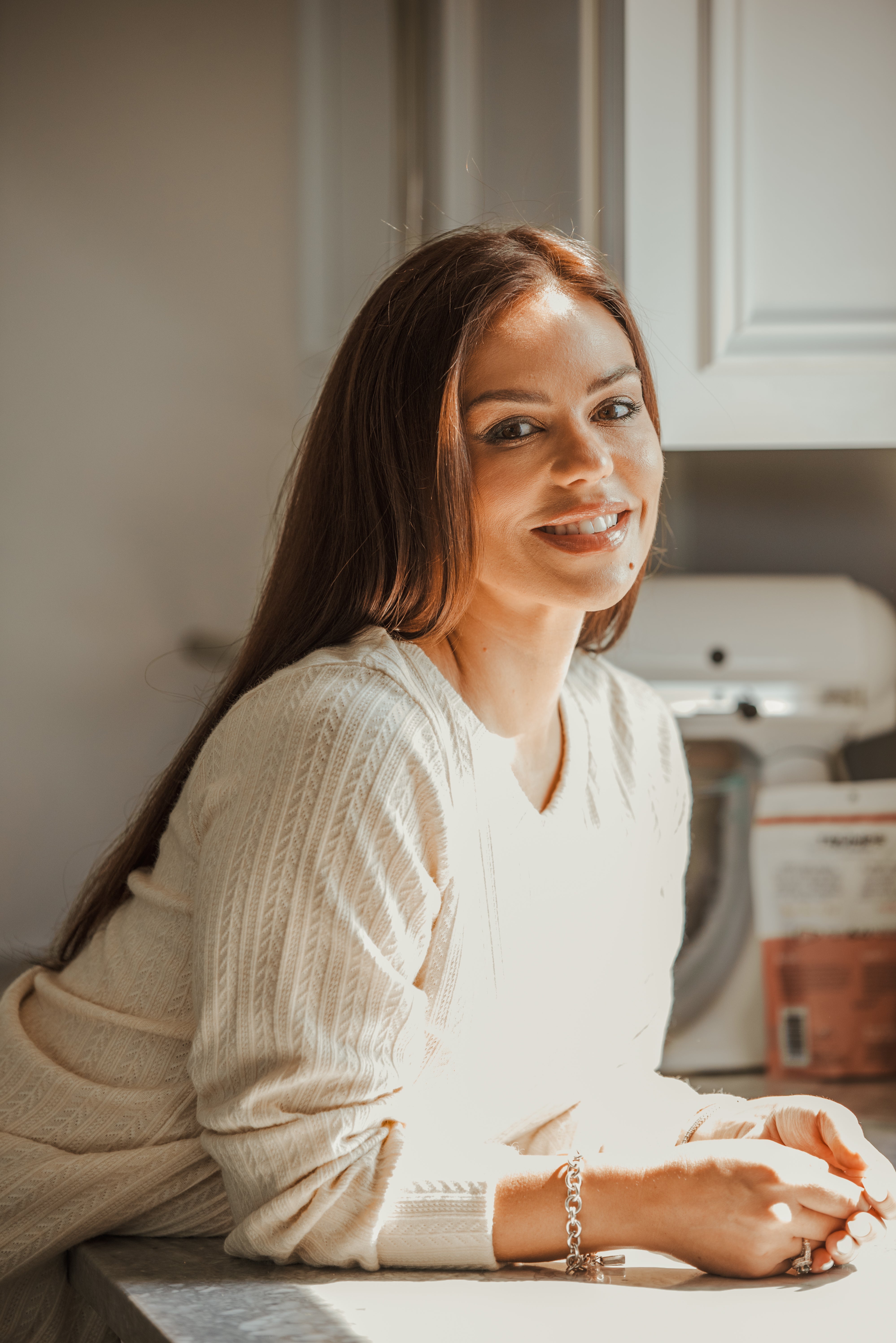 Chandail Sophie / Tricot Crème – Cherry Bobin