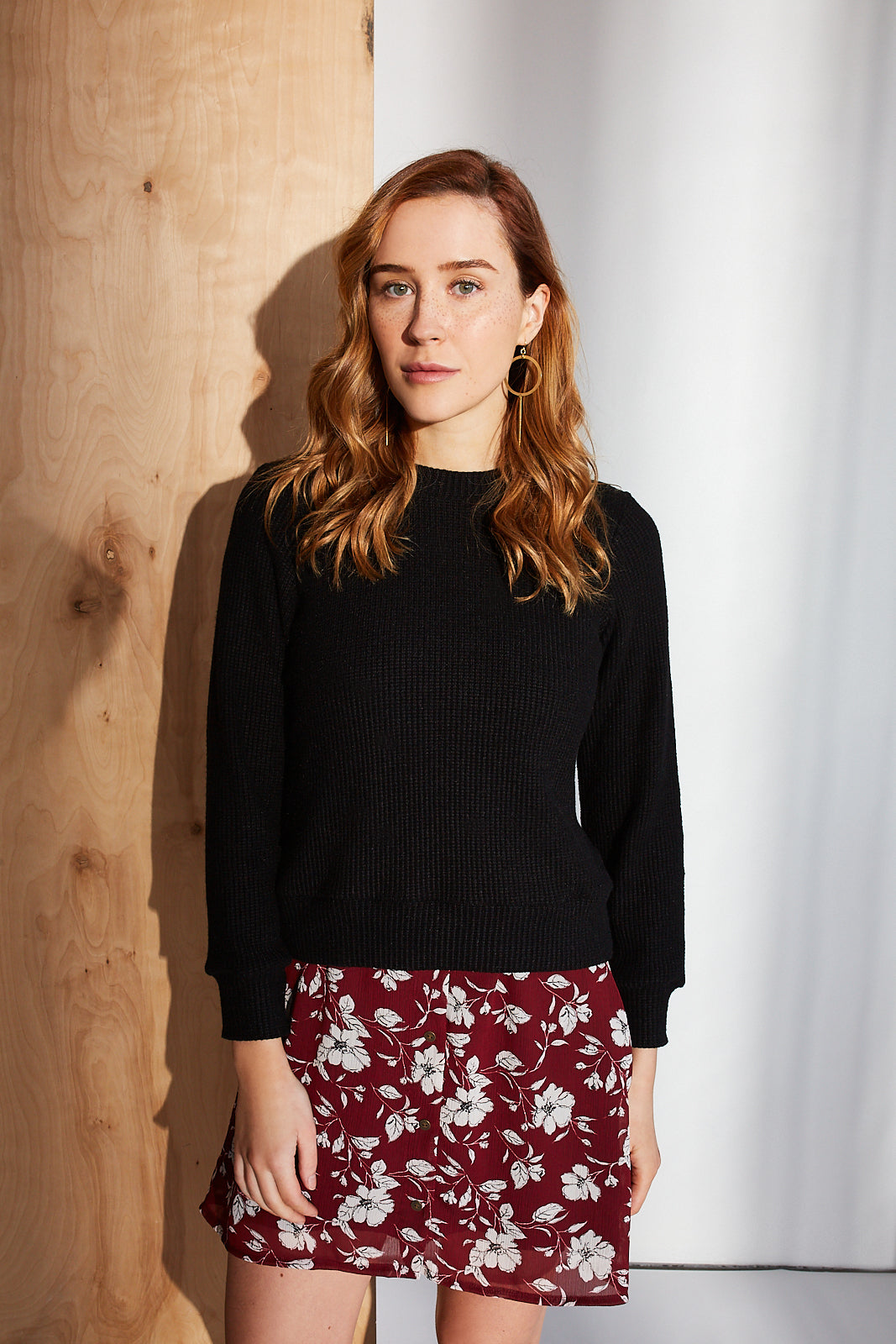 Chandail Dakota - Tricot épais Noir – Cherry Bobin