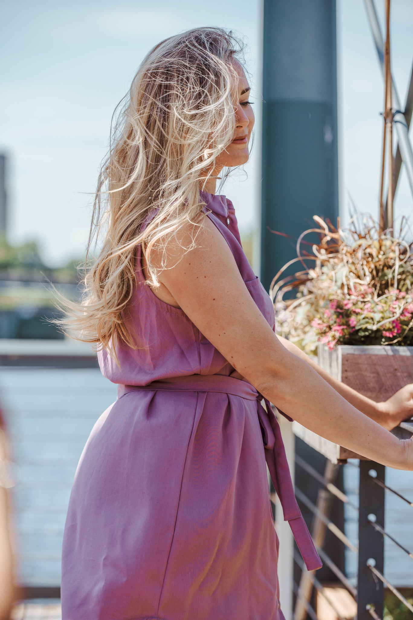 Robe Lennon / Twill Lilas-rose – Cherry Bobin