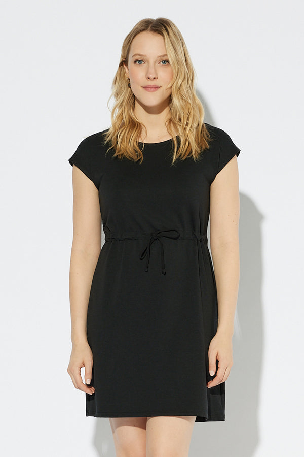 Hydrangea Dress / Black – Cherry Bobin